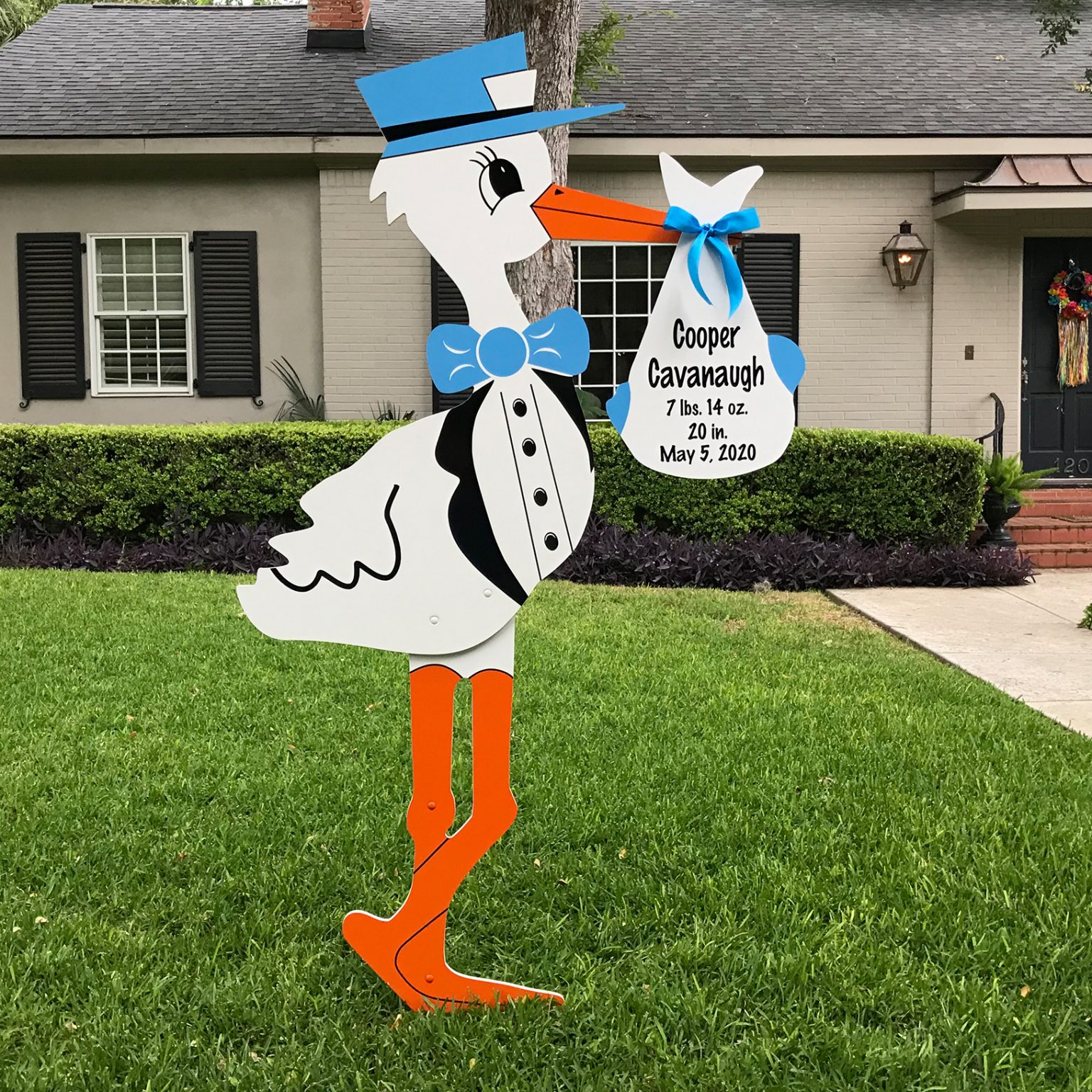 Baby Lawn Signs | Stork Lady Signs